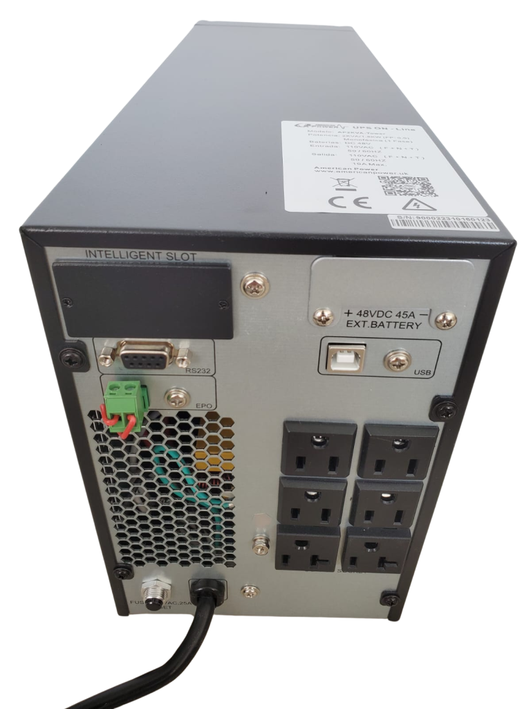 UPS 2KVA MONOFÁSICA ONLINE AMERICAN POWER - Proinnnova